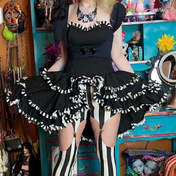 90s Tripp Gothic Dress mall goth Jessica Louise
